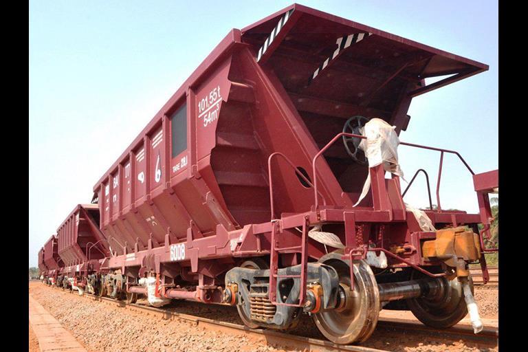 United Wagon delivers wagons to Guinea | News | Railway Gazette International